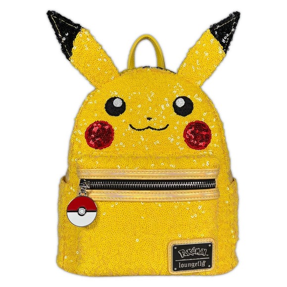 Loungefly | Bags | Loungefly Pokemon Sequin Pikachu Mini Backpack ...